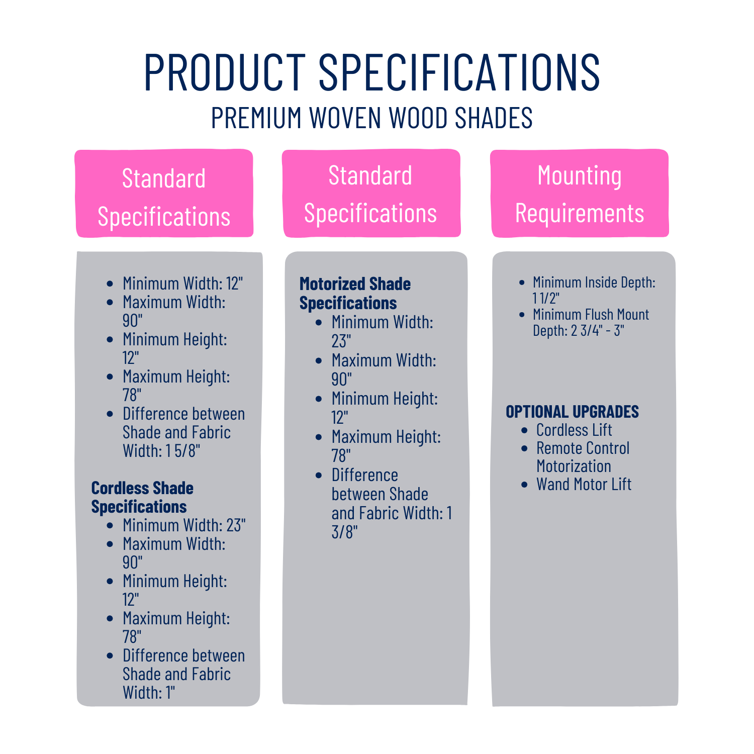 Premium Woven Wood Shades - Superior Blind Guys